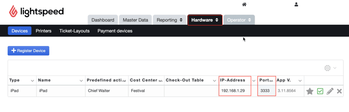 Linking your Gastrofix by Lightspeed POS to Apicbase